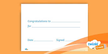 well done to you - Twinkl