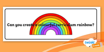 Rainbow display - Twinkl