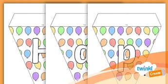 Happy Birthday Bunting - Twinkl