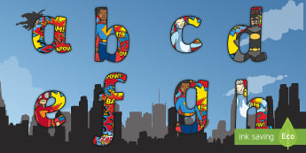 Superheroes Displays - EYFS - Twinkl