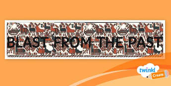 Blast from the past - Twinkl