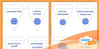 Guide Promise Buntings - Twinkl