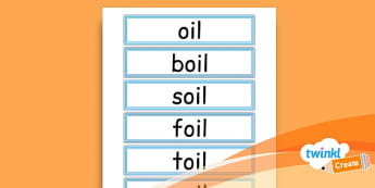 oi words - Twinkl