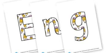 Literacy Area Classroom Signs and Labels, Literacy Signs, Literacy