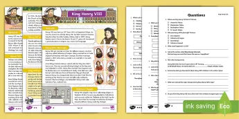 Henry VIII Resources | twinkl.co.uk