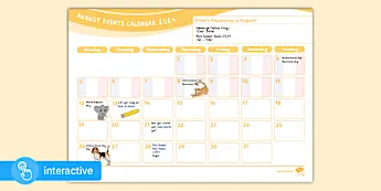 Teachers Events Calendars | twinkl.co.uk