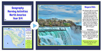 North America Geography KS2 - Geography Resources - Twinkl
