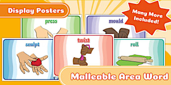 Modelling Dough Station EYFS - Early Years Malleable Area - Twinkl