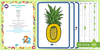 Number Recognition Early Years (EYFS) Maths Resources