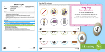 Phase 1 Activities Busy Bags Early Years (EYFS) - Letters and Soun
