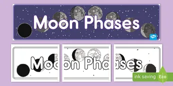 Moon Phases Astronomy • Twinkl.com