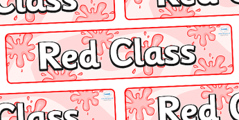 Red Classroom Resources | twinkl.co.uk