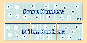 Prime Numbers Mathematics • Twinkl.ca
