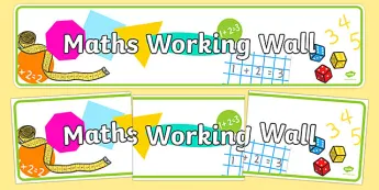 Maths Display Banners | twinkl.com.au