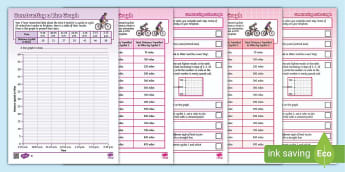 Year 5 Line Graph Problems - KS2 Maths Curriculum - Twinkl