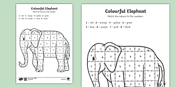Printable Colour by Number Sheets for Parents - Twinkl