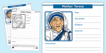 Mother Teresa Resources | twinkl.co.uk