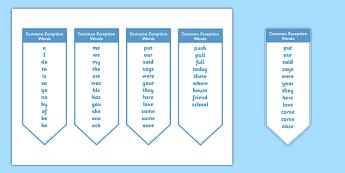 Common Exception Words Year 1 • Twinkl.ca