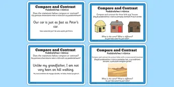 Compare and Contrast Tasks | twinkl.co.uk