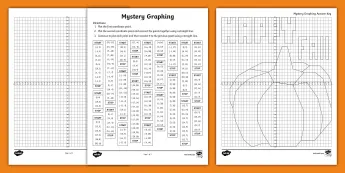 Mystery Graphing Worksheets | twinkl.com