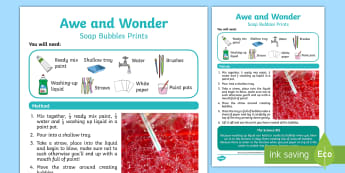 Awe & Wonder - Science Experiments - Activities - Parents - CfE Resources