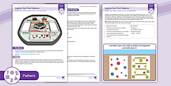 Explore Own First Patterns Nursery Maths Scheme of Learning - | White R
