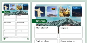 Bolivia Resources | twinkl.co.uk