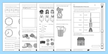 Year 1 and Year 2 Maths Test Resources - Twinkl