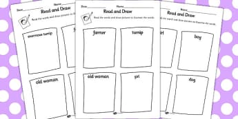 Enormous Turnip Activities Primary Resources, Activities, Turnip