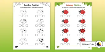 Addition Worksheets 1st Grade | twinkl.com