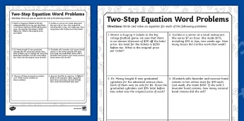 Seventh Grade Word Problems | twinkl.com