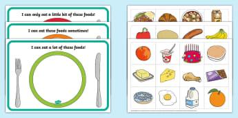 EYFS Healthy Eating Preschool Activities and Games - Twinkl