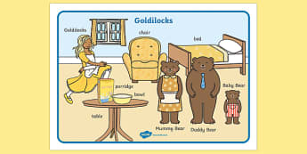 KS1 Goldilocks and the Three Bears Worksheets and Activities