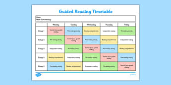 Guided Reading Planning and Assessment - KS1 Primary Resources