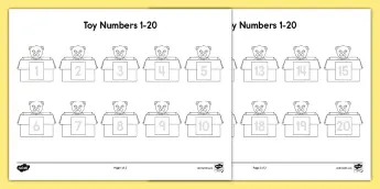 Toys Worksheets | twinkl.com