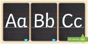 Alphabet Chalkboards | twinkl.com.au