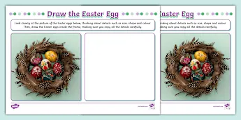 Easter Art Drawings | twinkl.co.uk