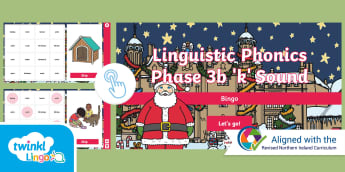 'k' sound Phase 3b - Stage 5/6 Phonics - Linguistic Phonics - Resources