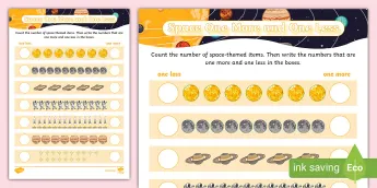 Space Counting Activities | twinkl.co.uk