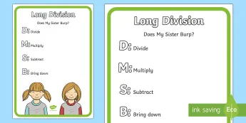 Long Division Worksheets | twinkl.com