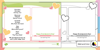 Grandparents Day Worksheets | Kindergarten | Twinkl - Twinkl