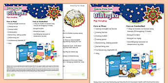 Paskong Pinoy Recipes | December 25 - Pasko (Christmas) | Twinkl