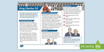 King Charles III - Twinkl Resources - Twinkl