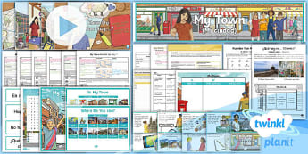 My Town Year 4 Primary Resources - Spanish Primary Resources - PlanIt ...