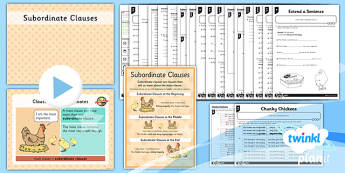 Main and Subordinate Clauses | KS2 Grammar - Twinkl