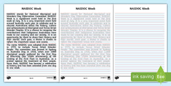 NAIDOC Week Activities | Year 3-4 | Australian Teacher-Made