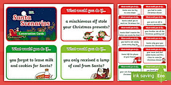 Christmas Conversation Cards | twinkl.co.uk
