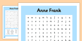 Anne Frank Resources | twinkl.co.uk