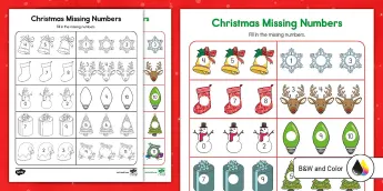 Missing Numbers Worksheets | twinkl.com