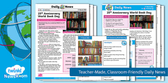 25th Anniversary World Book Day - Twinkl NewsRoom - Twinkl